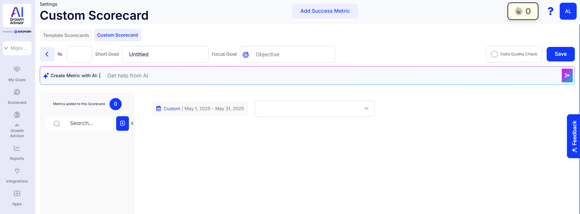 How to Customize Your Scorecard? – Auty